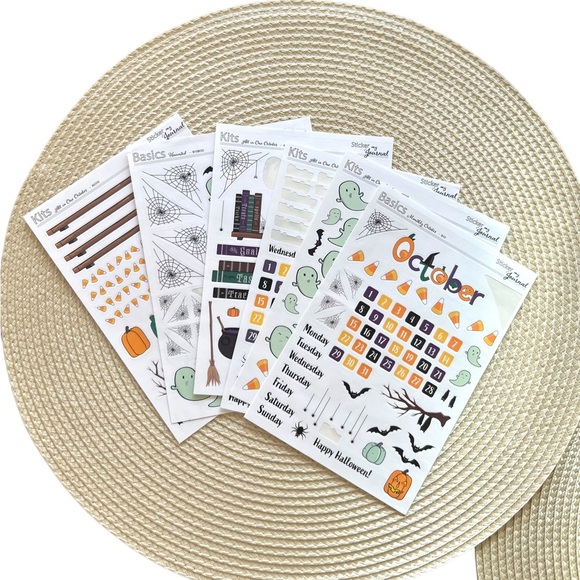 StickerMyJournal | Office | October Monthly Bullet Journal Sticker Kit ...